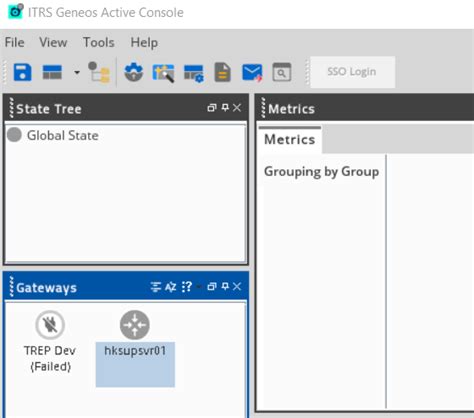 Geneos Active Console Is Showing Grey Support Itrs Group