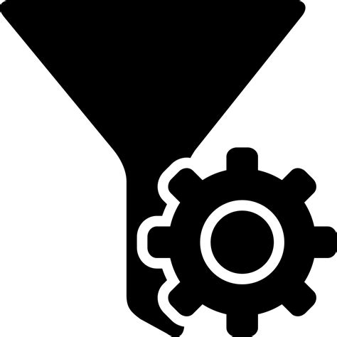 Solid Icon For Filter 23545033 Vector Art At Vecteezy