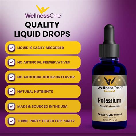 Potassium Liquid Supplement For Metabolic Function And Immune Support 1