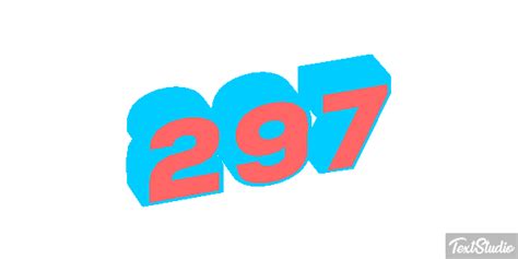 297 Number Animated  Logo Designs