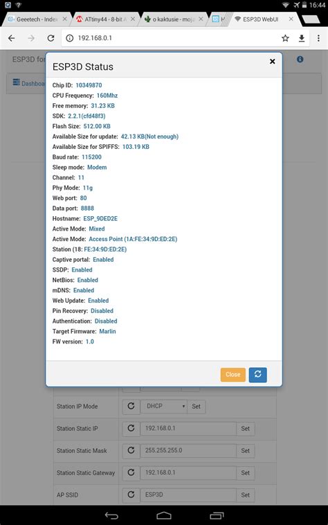 Esp3d Web Ui O Kaktusie