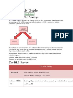 Acls Study Guide New Pdf Cardiopulmonary Resuscitation Myocardial Infarction Artofit