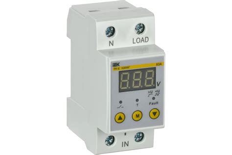 Однофазное реле напряжения IEK рн-д 36мм 63а IVR21-1-63 - выгодная цена ...