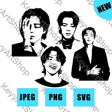 Jimin Bts Svg Cut File For Cricut Jimin Bts Sublimation Jimin Bts