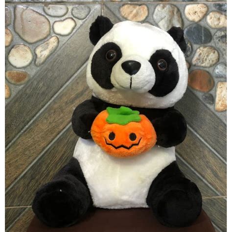 Jual Boneka Panda Labu M Boneka Lhitam Putih Shopee Indonesia
