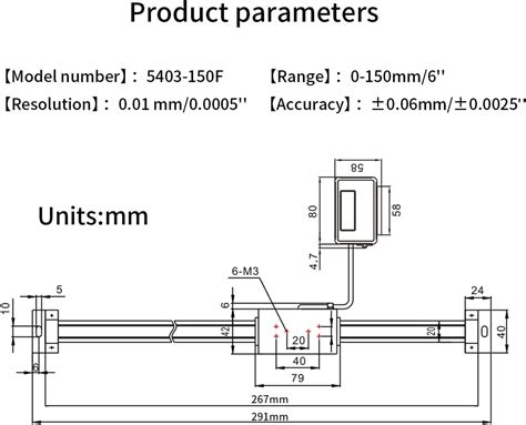 High Accuracy Linear Scale Encoder 0 150mm Digital Nepal Ubuy