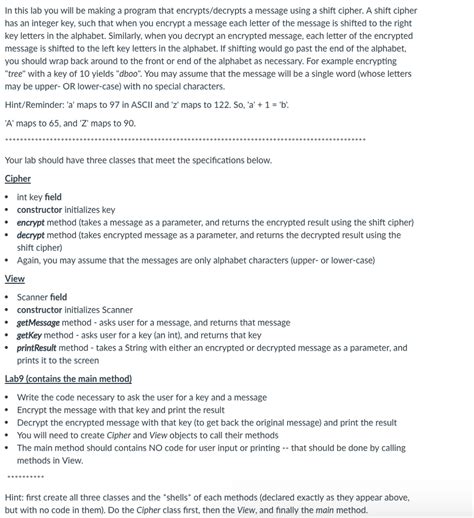 Solved In This Lab You Will Be Making A Program That