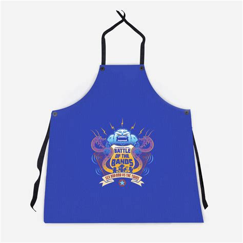 Sex Bob Omb Vs The Twins Unisex Kitchen Apron Bamboota By Teefury