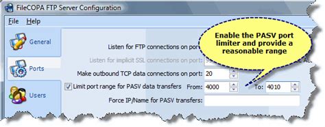 filecopa ftp server configuring a router