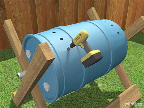 3 Ways To Build A Tumbling Composter WikiHow Tumbling Composter Composter Diy Compost