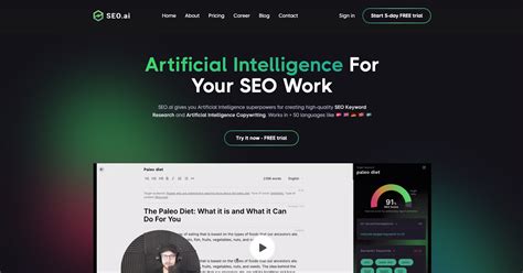 Seoai The 1 Ai Writer For Seo