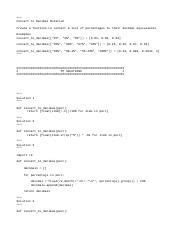 Convert To Decimal Notation Py Convert To Decimal Notation Create A Function To Convert A List