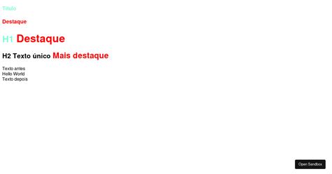 Intro Html Codesandbox