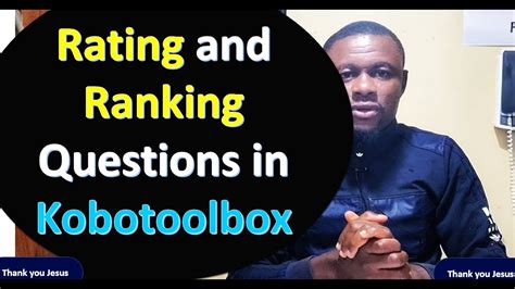 How To Create A Rating And Ranking Question In Kobotoolbox Skype Logic Youtube