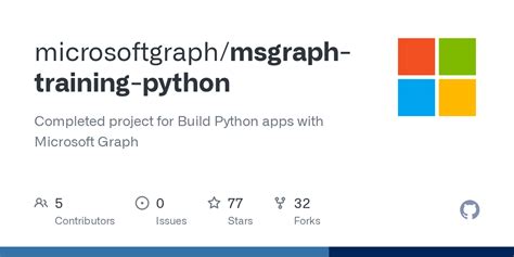 Msgraph Training Pythonapp Authreadmemd At Main · Microsoftgraphmsgraph Training Python · Github