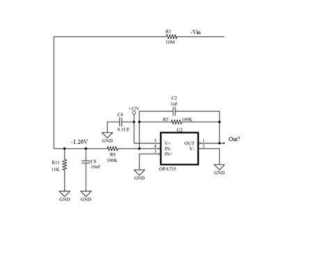 Opa735 Inverting Amplifier Problem Amplifiers Forum Amplifiers Ti E2e Support Forums