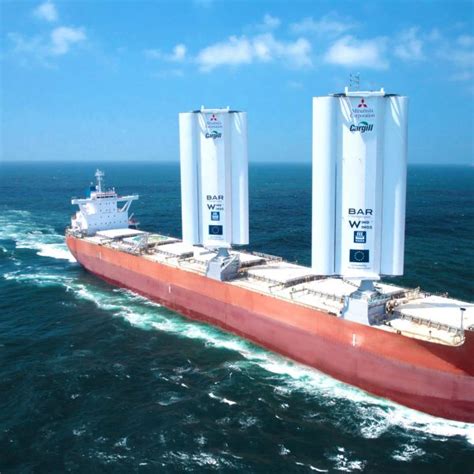 Wind Powered Cargo Ship Pyxis Ocean Charts Course For Greener Shipping