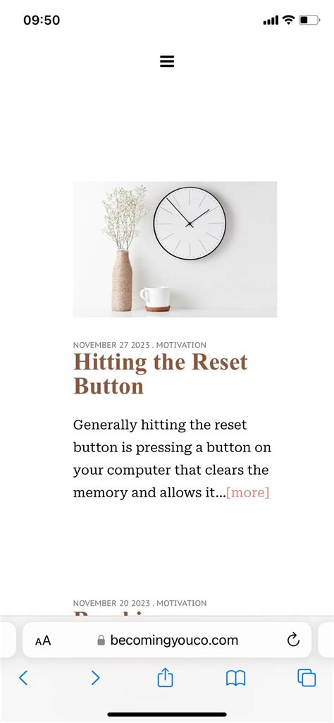 Hitting The Reset Button Is Essential And It Does Not Mean You Are A Failure For Wanting To