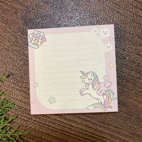 Unicorn Memo Notepad CrazyinStyle