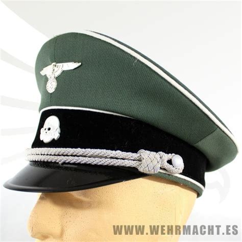 Gorra De Plato Oficial Waffen Ss Lotze