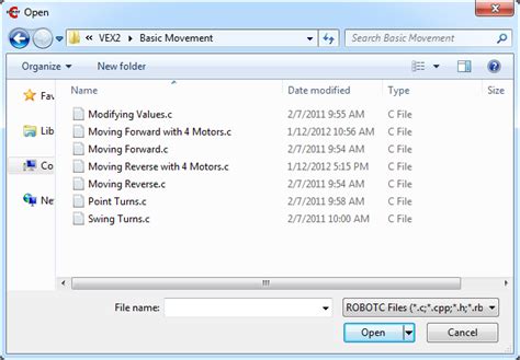 Getting Started With The Vex Cortex Wired Usb A To A