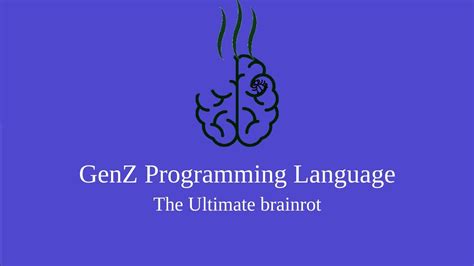 I Made My Own Brainrot Programming Language Genz Programming Langauge