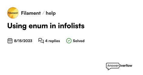using enum in infolists filament