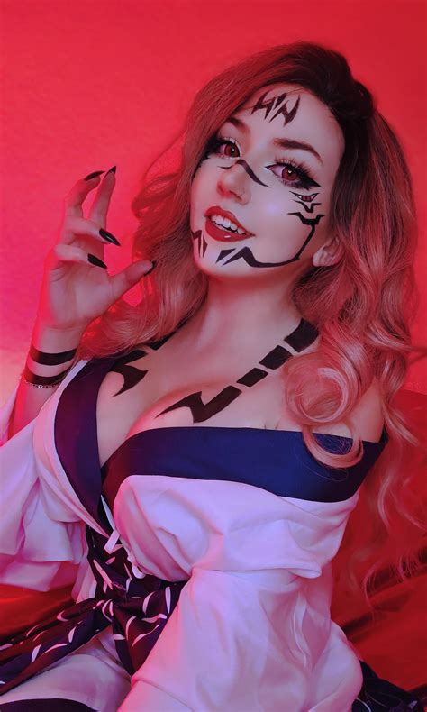 Female Sukuna Cosplay From Jujutsu Kaisen By Nebulaneko R Cosplaybabes