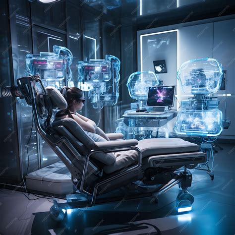 premium ai image photo of brain computer interface lab room gender