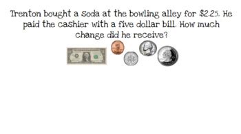 Making Change Word Problems By Mrs Cooks Classroom Crumbs TPT