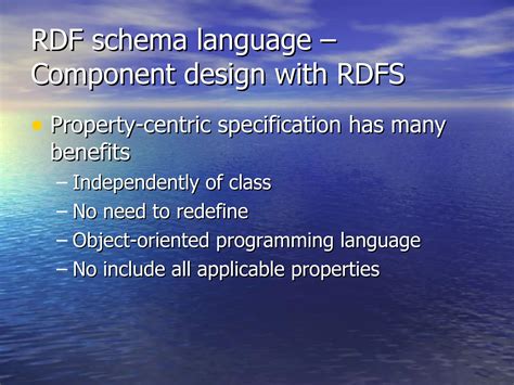 rdf and rdf schema for ontology specification ppt