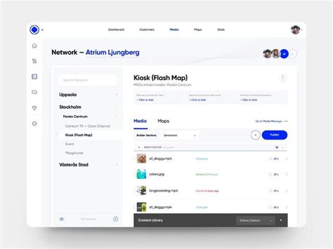 Web Graphic Design Navigation Dashboard Design
