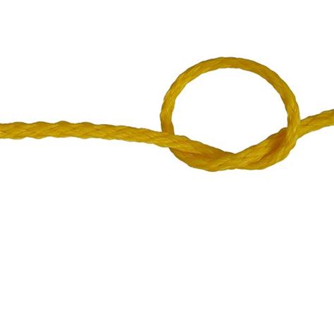 5mm Yellow Polyethylene Hollow Braid Braids Floating In Water 5mm