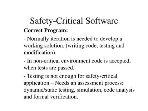 Ppt Safety Critical Systems 3 Powerpoint Presentation Free Download Id7059452