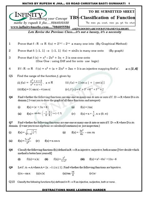 tbs classification of function pdf function mathematics