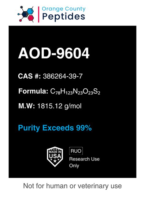 Aod 9604 Oc Peptides