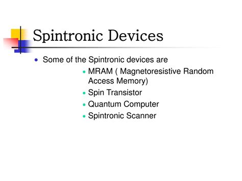 Ppt Spintronics Powerpoint Presentation Free Download Id 9384061