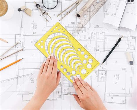 Traceease Geometric Drafting Circle Radius Template Australia Ubuy