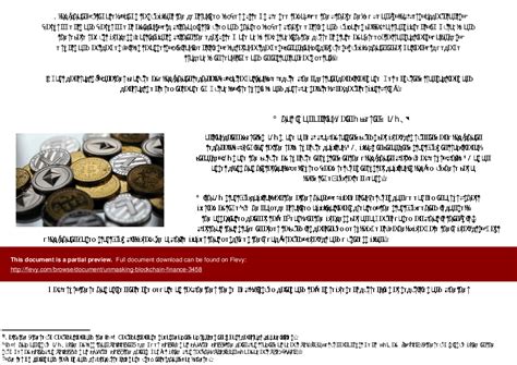 Unmasking Blockchain Finance Pdf