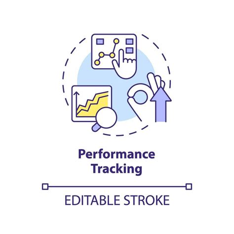 Performance Tracking Concept Icon Measure Success Business Analytics Marketing Strategy