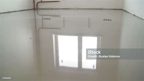 바닥 레벨링 작동합니다 건설 현장의 신선한 콘크리트 바닥 0명에 대한 스톡 사진 및 기타 이미지 0명 3차원 형태 가정의 방 Istock