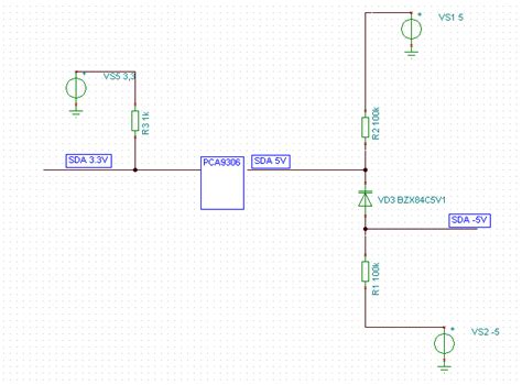 PCA9306 For I2C Level Shift And Subsequent Inverting Interface Forum Interface TI E2E