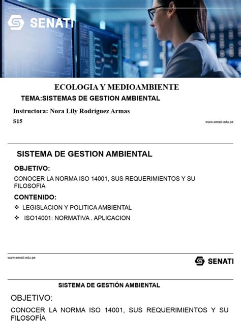 S15 Sistemas de Gestion Ambiental | PDF | Iso 9000 | Entorno natural