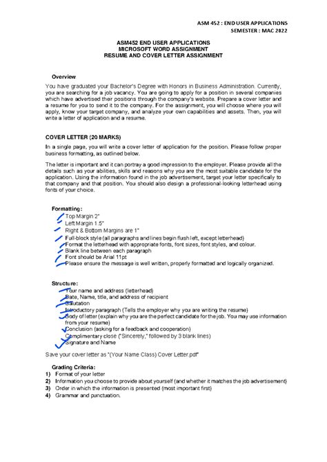 Assignment 1 Word March 2022 Asm 452 End User Applications