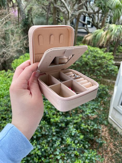 Monogramed Mini Travel Jewelry Holder Etsy