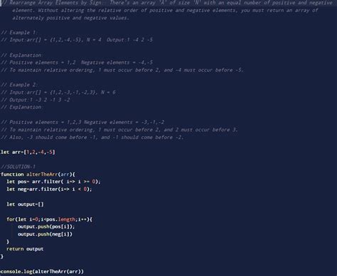 deepak k on linkedin day 17 rearrange array in alternating signs