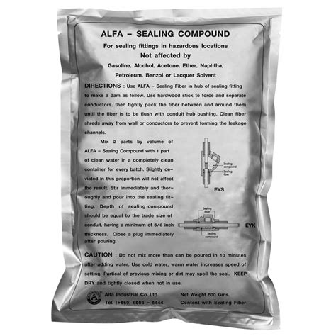 Sealing Compound And Fiber Explosionproof อุปกรณ์ไฟฟ้าป้องกันการระเบิด