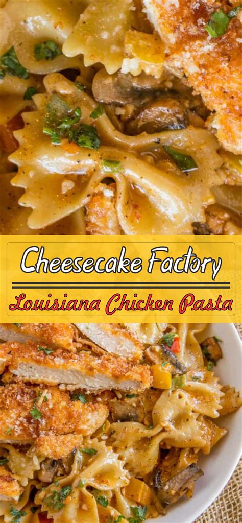 Cheesecake Factory Louisiana Chicken Pasta Floats Co