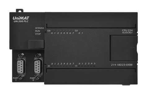 Unimat 200 Plc With 224 Ac Dc Relay Equivalent Of Siemens Cpu Plc And Programmable Logic