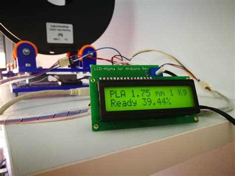 3d Printer Filament Roll Holder And Monitor For Arduino Element14